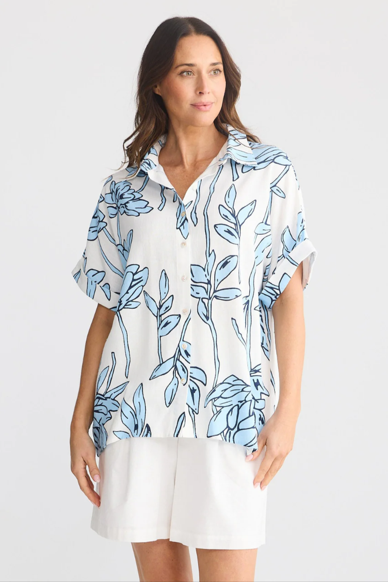 Brave & True Alice Shirt | Coastal Bloom – Ivy Vibe