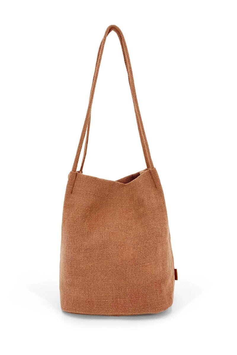 Trifine Natural Long Handle Bag | Ivy Vibe Boutique